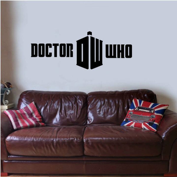 Doctor Who Logo Whovian - 23" Die Cut Vinyl Wall Decal Sticker ...