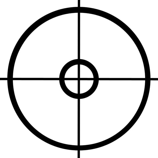 Crosshair, gamer - Die Cut Vinyl Sticker Decal – Blasted Rat