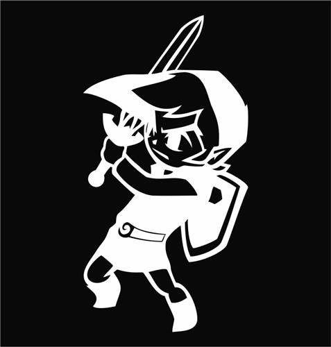 Legend of Zelda Wind Waker | Die Cut Vinyl Sticker Decal | Blasted Rat