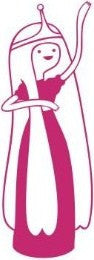 Adventure Time Princess Bubblegum - Die Cut Vinyl Sticker Decal ...