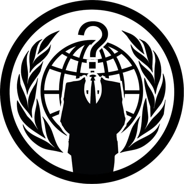 Anonymous Crest Die Cut Vinyl Sticker Decal – Blasted Rat