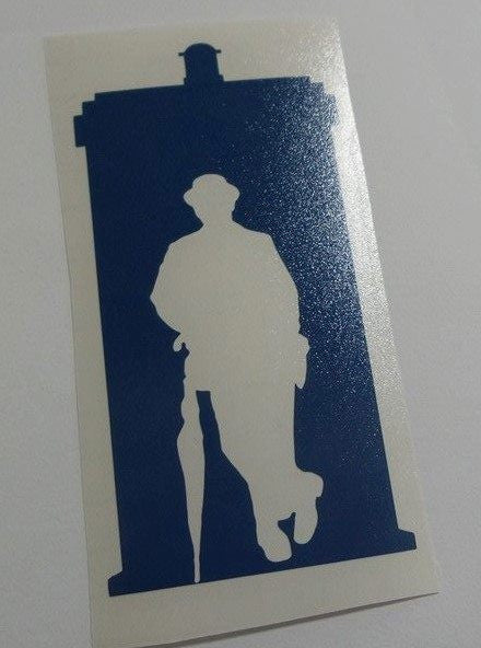Dr Who 7th Doctor Tardis | Die Cut Vinyl Sticker Decal – Blasted Rat