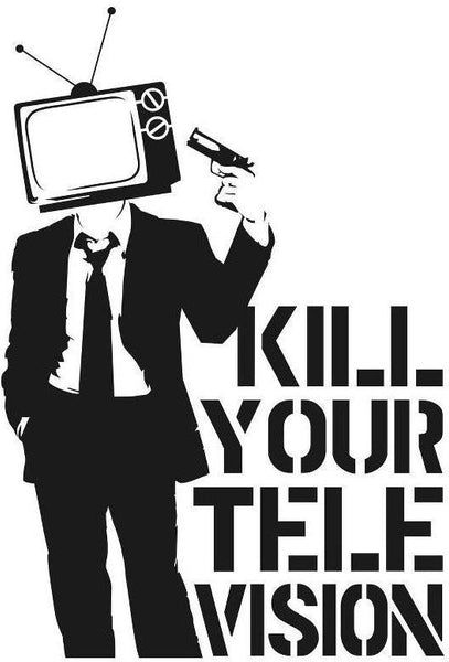Kill your television - Die Cut Vinyl Sticker Decal – Blasted Rat